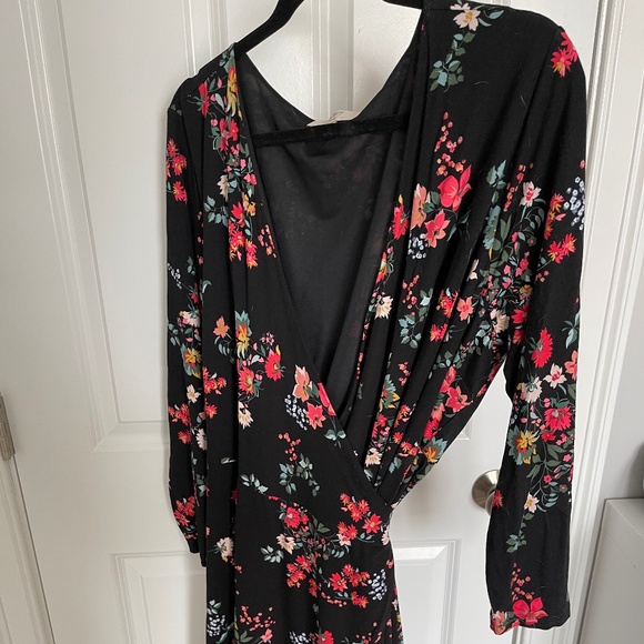 LOFT | Dresses | Loft Plus Size Midi Wrap Dress | Poshmark